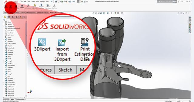 3DXpert for SOLIDWORKS | 3D Systems