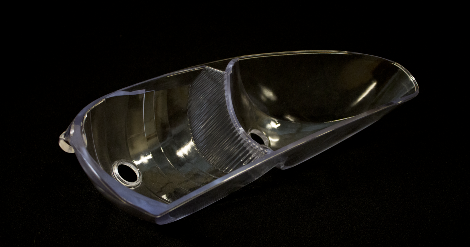 Headlamp Casing end-use part from the ProJet 6000 SLA printer (high res ...