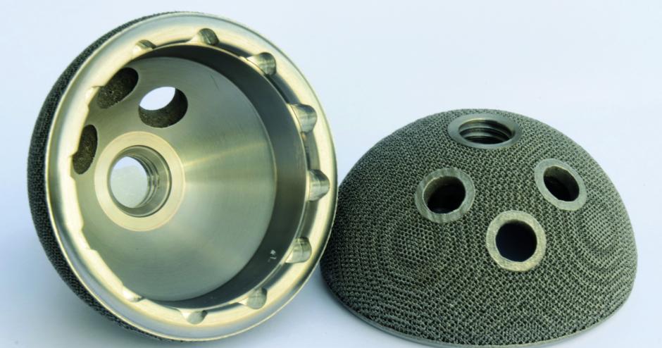 Serial produced orthopedic hip implant in titanium | 3D Systems